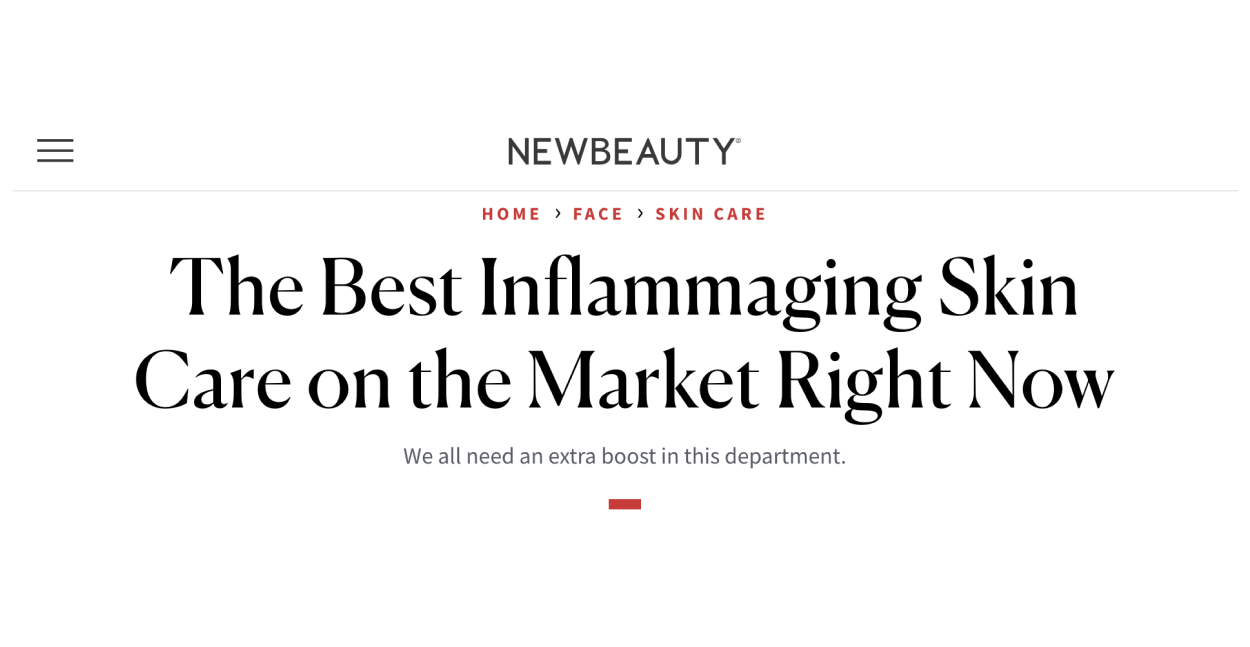 The Best Inflammaging Skin Care on the Market Right Now – Sweet ...